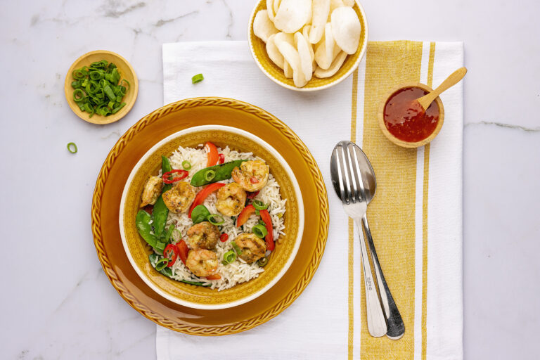 Oosterse roerbak met rijst - Eatertainment