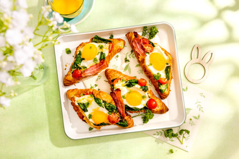 Gevulde croissant met ei - Eatertainment