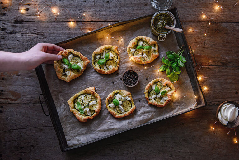 Mini galette met courgette - Eatertainment