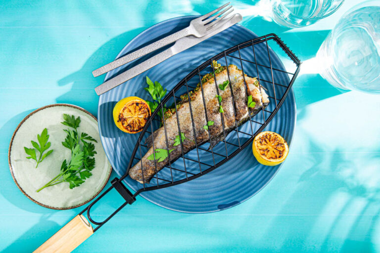 Gevulde forel met grove mosterd - Eatertainment