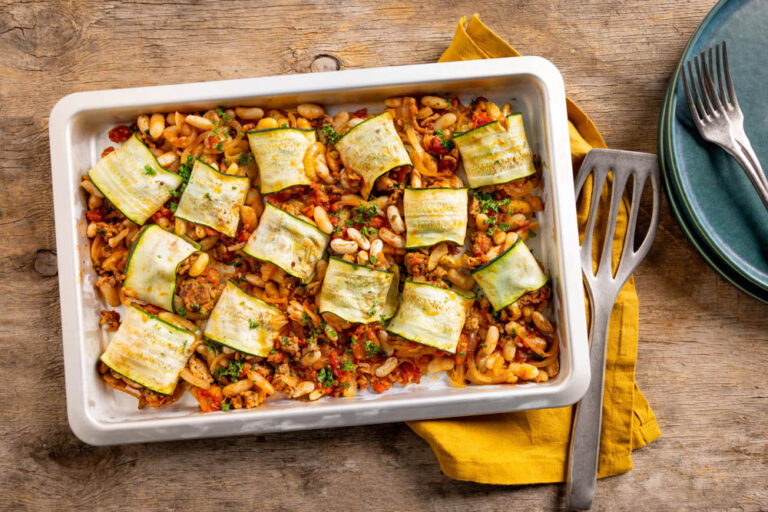 Courgette-enchiladas met witte bonen - Eatertainment