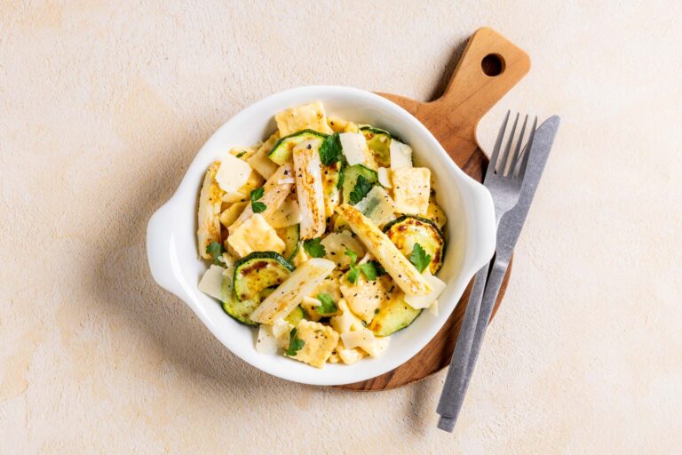 Truffel ravioli met witte asperges - Eatertainment