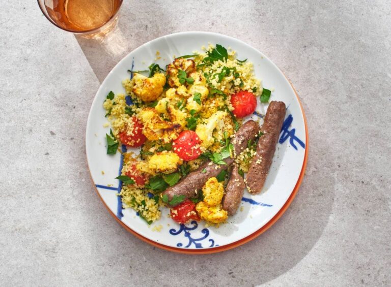 Couscoussalade met bloemkool en chipolata - Eatertainment