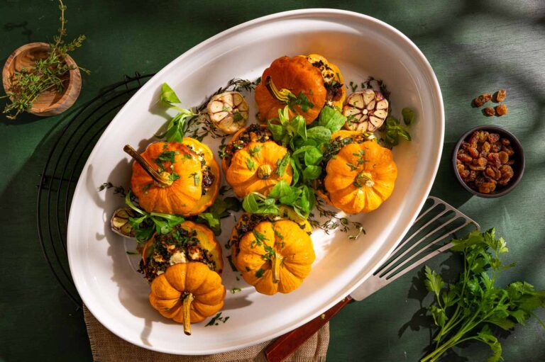 Gevulde mini pompoen met Peulgehakt - Eatertainment